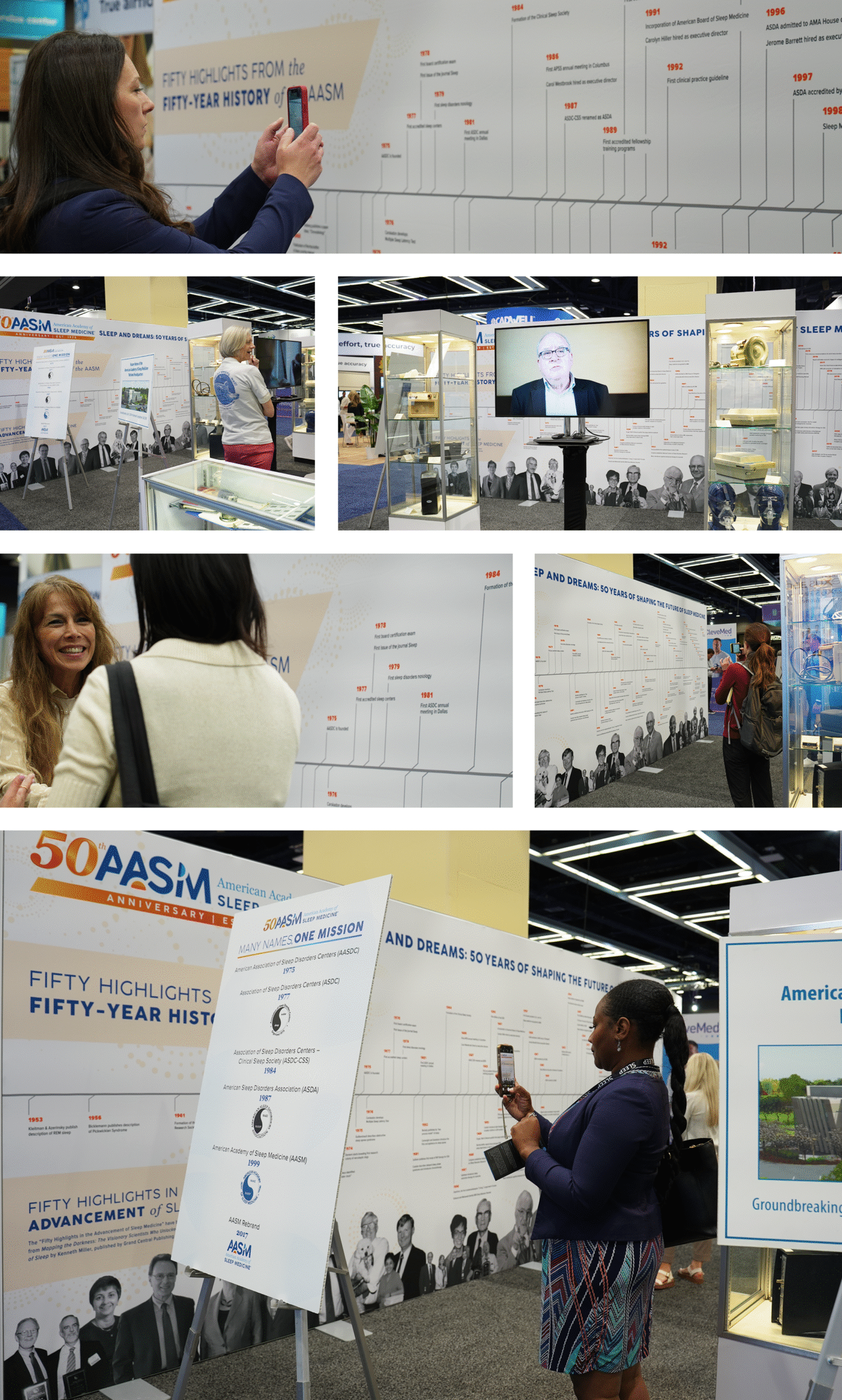 SLEEP 2025 Largescale Timeline Signage - Kelly Cardinal Designs